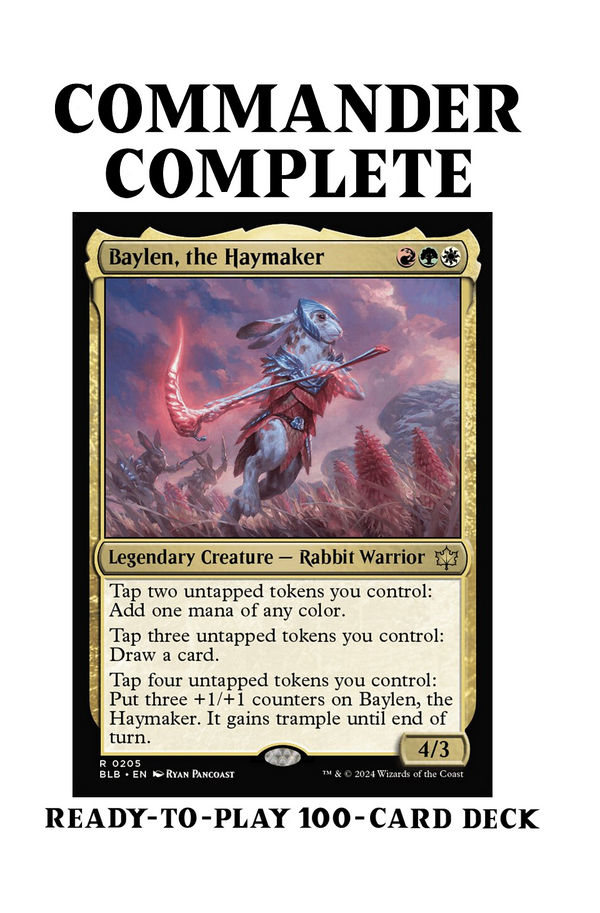 Baylen, the Haymaker CREATURE TOKENS OFFSPRING Magic MTG Custom Comman ...