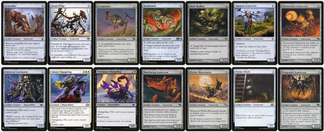 Reaper King Scarecrow Tribal Five-Color Magic MTG Commander Deck ...