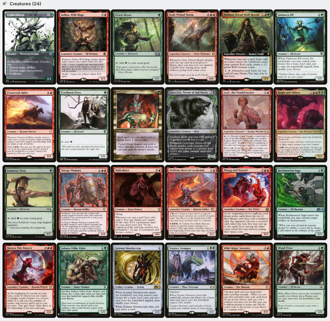 Etali, Primal Conqueror Free Spells and Copies Magic MTG Commander Dec ...